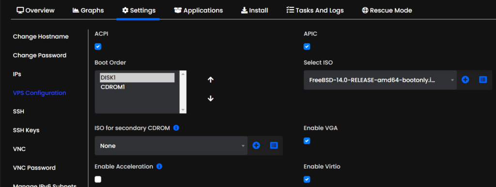 Launch A FreeBSD 14 VPS Server - Rad Web Hosting Blog